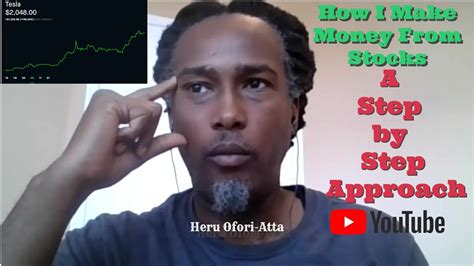 How I Make Money With Stocks A Step By Step Approach Youtube