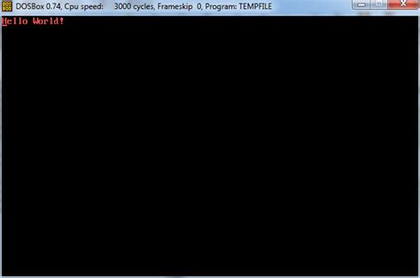 汇编语言对显存直接输出字符串 Csdn博客