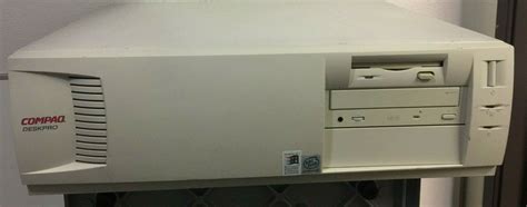 Vintage Compaq Deskpro En Pentium Iii 500mhz 256ram 6gb Hd Windows 98