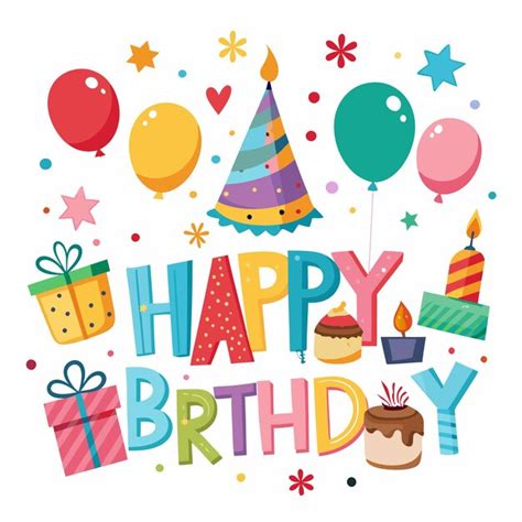 생일 축하 편지 프리미엄 Ai 생성 벡터