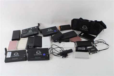 O2 Concepts Portable Oxygen Concentrator Batteries And More 10 Pieces Property Room