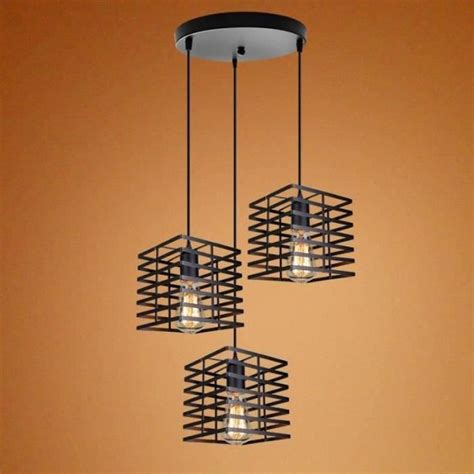 Jual Lampu Gantung Tipe Kubus Lampu Hias Minimalis Lampu Cafe 1 Set 3 Pcs Shopee Indonesia