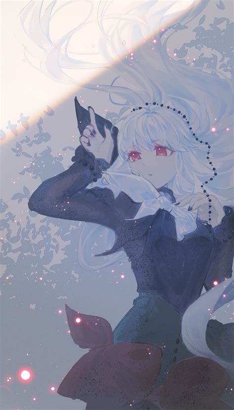 Semmelweis Reverse 1999 Reverse 1999 Highres 1girl Arm Up Baiye Renxing Black Nails