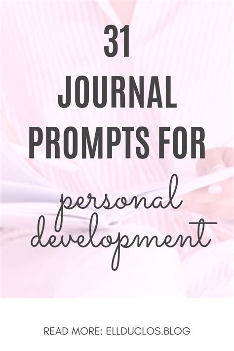 31 Journal Prompts For Personal Growth And Self Discovery Journal