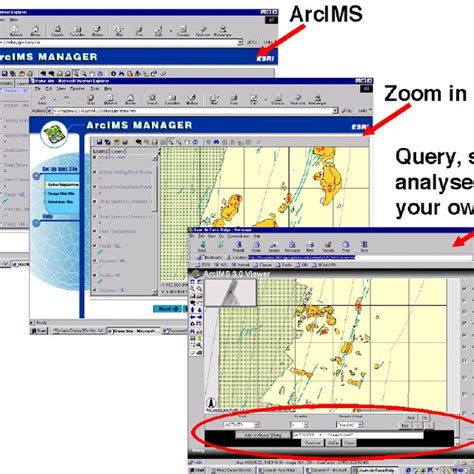 second example from the web gis prototype for the vrv showing typical