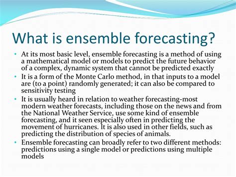 Ppt Ensemble Forecasting Powerpoint Presentation Free Download Id8844879