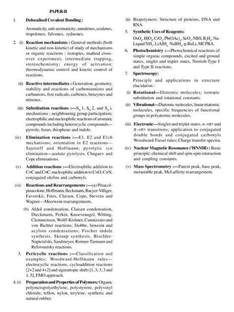 UPSC Chemistry Syllabus For IAS Mains 2023 Download Paper 1 2 PDF