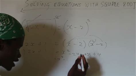Solving Surd Equations Mathematics Grade 11 And 12 Youtube