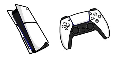 🎮 Playstation 5 And Black Controller 3d Cursor Sweezy Custom Cursors