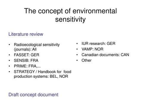 Ppt Environmental Sensitivity Powerpoint Presentation Free Download Id4884707