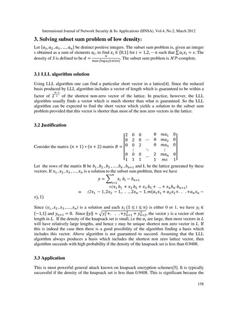 Lattice Based Tools In Cryptanalysis For Public Key Cryptography Pdf