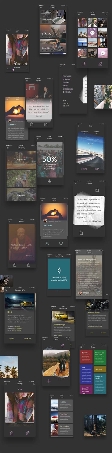 cardzz ios user interface kit bypeople