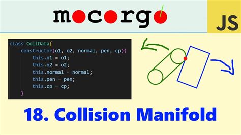 2d physics engine from scratch js 18 collision manifold youtube