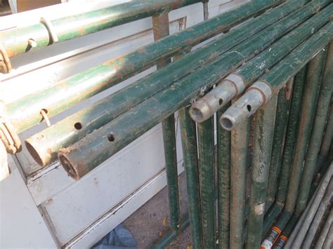 Multiple Metal Scaffolding Sections W Werner 5307 19 Aluma Plank