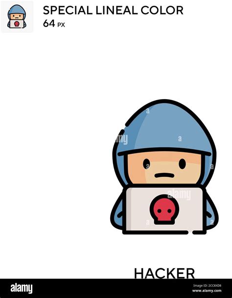 Hacker Special Lineal Color Vector Icon Illustration Symbol Design Template For Web Mobile UI Hacker Special Lineal Color Vector Icon Illustration Symbol Design Template For Web Mobile UI