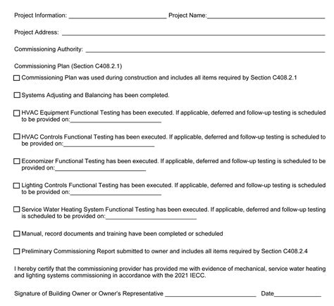 Preliminary Commissioning Report Upcodes
