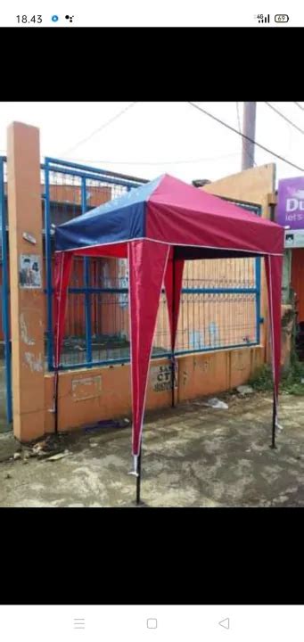 Terpal Atap Tenda Ukuran X M Hanya Cover Atap Lazada Indonesia