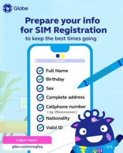 GLOBE SIM Registration Link Easy Step By Step Guide Mytourguide Ph