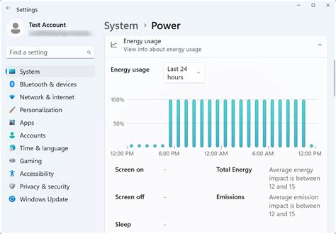 windows 11 23h2 getting an energy report with app s power usage