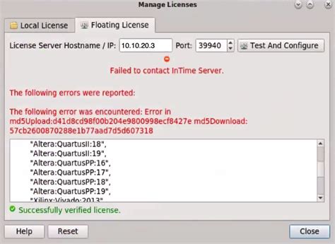 How To Fix Error In Md5Upload During Floating License Setup Plunify Blog Support