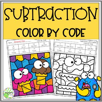 Subtraction Color By Code Classful