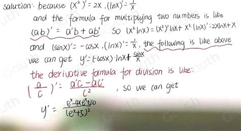 Solved Obtain The Derivative Of Each Of The Functions V Dxnx Ysin