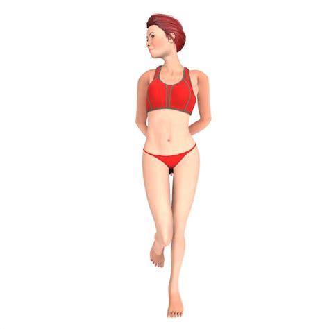 Premium Photo Dancer Girl 3d Modelling