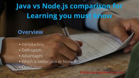 PPT Java Vs Node Js Comparison For Learning You Must Know PowerPoint