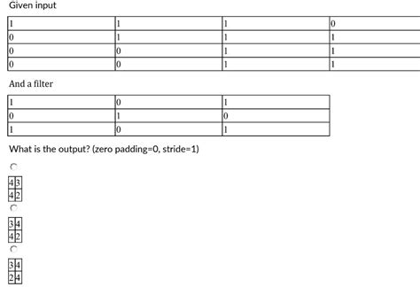 solved given input and a filter what is the output zero