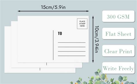 Coidea Blank Postcards For Mailing 80 Post Cards For