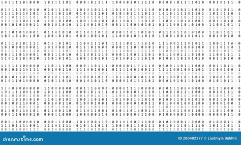 Technology Matrix Background Cyber Security With Falling Number On Screen Vector Binary Code