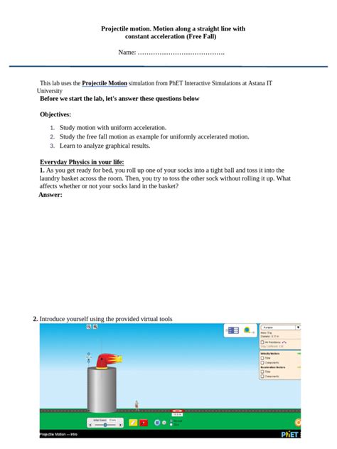 Laboratory Work No1 160924 Pdf Acceleration Speed