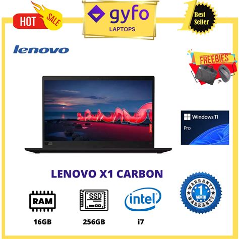 RENTAL Lenovo X1 Carbon I7 8th Gen 16GB RAM 256GB SSD 14 FHD Computers Tech Laptops