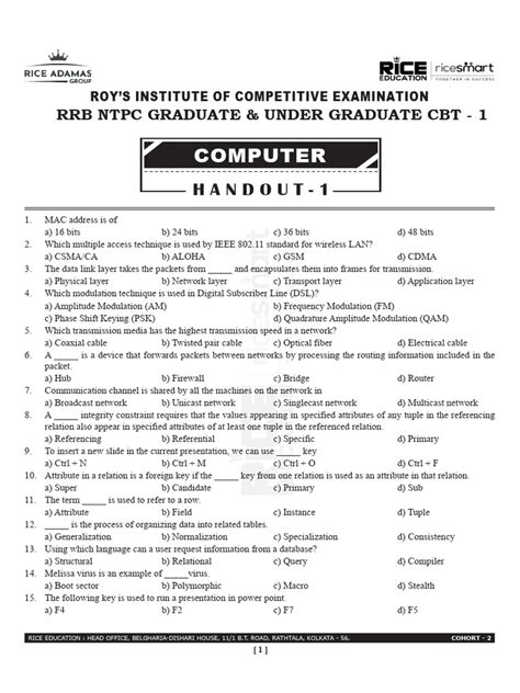Computer Handout 1 Q Eng Ver Cohort2 Pdf Computer Network World Wide Web