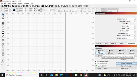 Requesting An Explanation For Shape Property Parameters Lightburn Software Questions