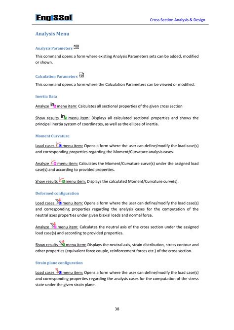 User Manual For Cross Section Analysis And Design Pdf