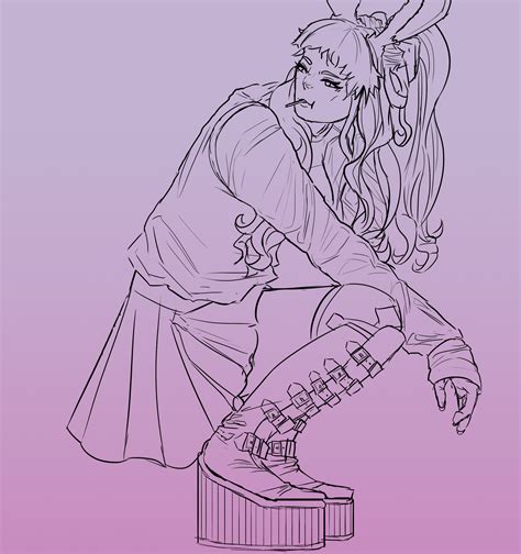 Artstation Bunnygirl Sketch