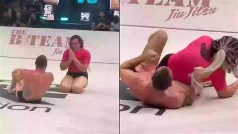 Fighter ‘crosses Line With Act Towards Female Opponent Before Beating Her In Mixed Sex Jiu