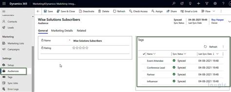 connect mailchimp and microsoft dynamics 365 crm improve team