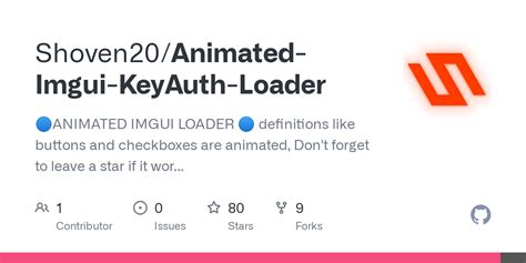Github Shoven20animated Imgui Keyauth Loader 🔵animated Imgui Loader