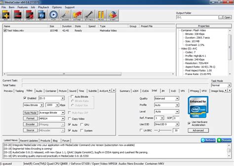 Mediacoder A Free Source Of Universal Media Transcoding Review