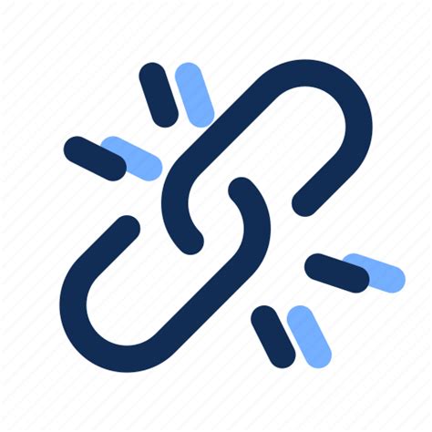 Unlink Broken Link Dont Share Hyperlink Break Icon Download On