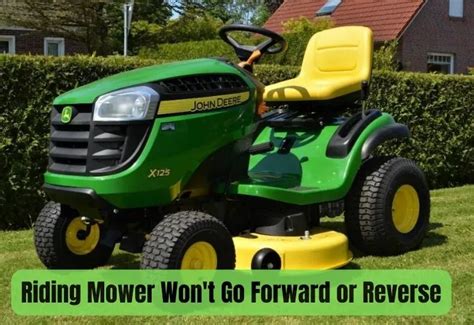 Riding Mower Won’t Move Forward or Reverse? Simple Fixes You Can Try ...