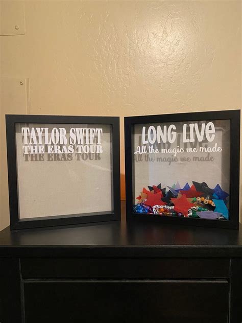 Taylor Swift Eras Tour Shadow Box Frame Memories Keepsake Concert