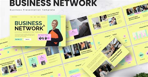 Business Network Business Powerpoint Templates Incl Business