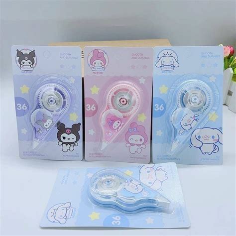 Sanrio Correction Tape New Model Cute Pattern 3 Types Sinamon Rollmy