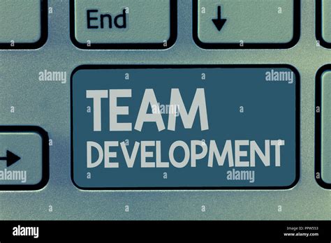 word writing text team development business concept for learn why and
