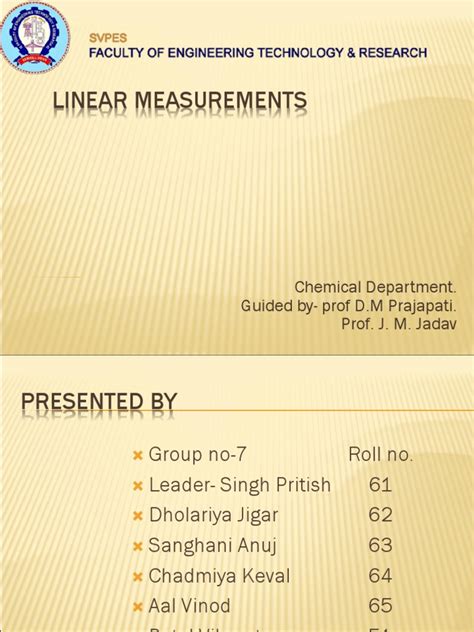 Linear Measurements Surveying Scientific Observation