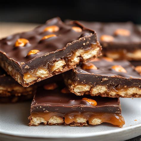 Chocolate Caramel Pretzel Bars Recipes Epic