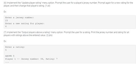 910 Lab Program Soccer Team Roster Functions